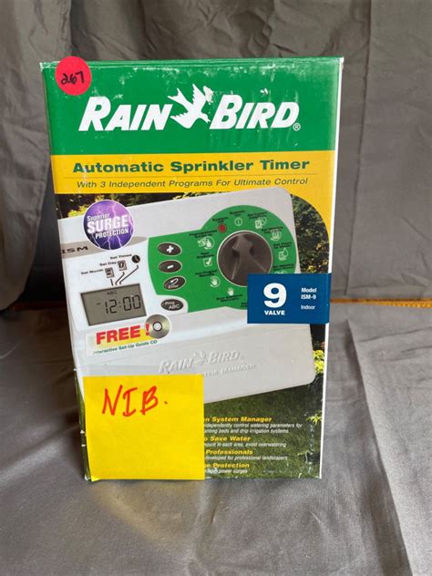 Lot 267 Rain Bird Timer New In Box Special Interest Estate Sales