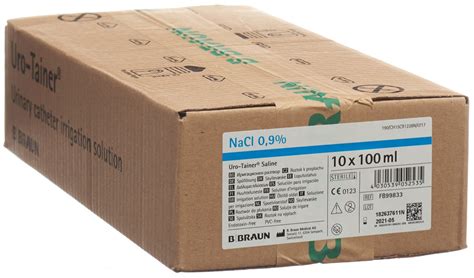 Uro Tainer NaCl Spüllösung 0 9 10 x 100 ml Zur Rose Shop