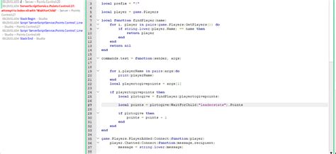 Leader Statspoints Add System Scripting Support Developer Forum