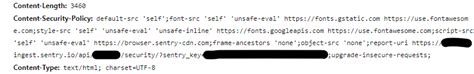 Content Security Policy Blocks Requests Even Though It S Configured As