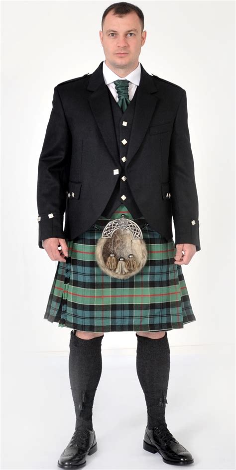 Full Highland Dress Kilt Package Ex Hire Prince Charlie Jacket