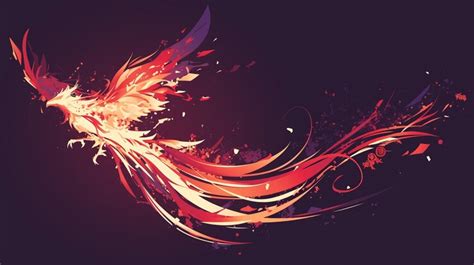 Premium Vector Chinese Phoenix Tail Patterns With Flowing Lines