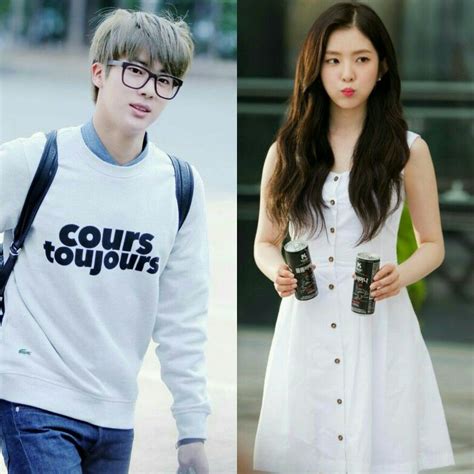 Kim Seokjin Bae Irene Jin Irene Bts Girlfriends Kim Seokjin Irene