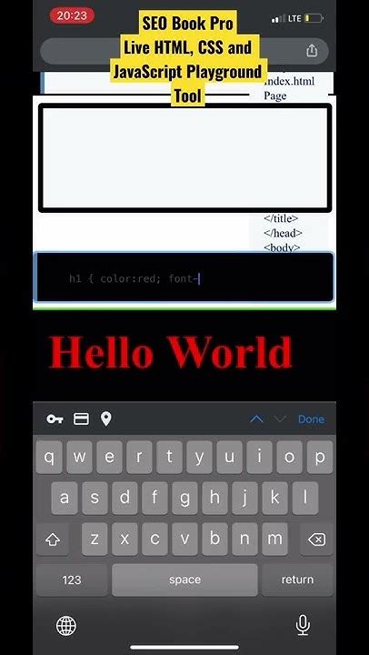 Live Html Css Javascript Playground Tool Beta By Seo Book Pro