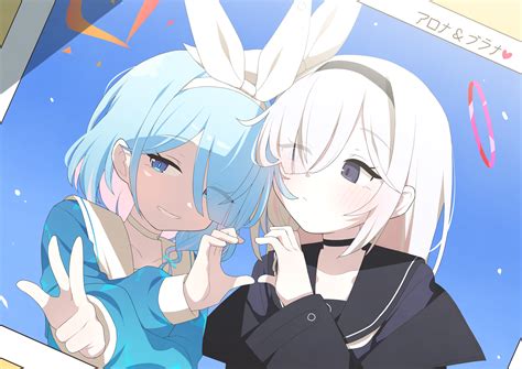 Arona And Plana Blue Archive Drawn By Hagoonha Danbooru
