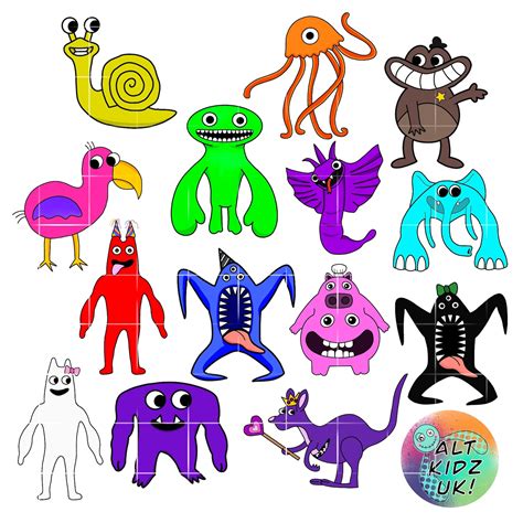 Garten Of Banban Capítulo 1 4 Paquete De Personajes Png Roblox