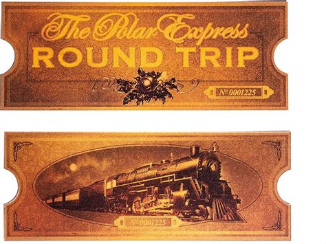 Polar Express Train Ticket Movie Book Your Polar Express Train Ride™