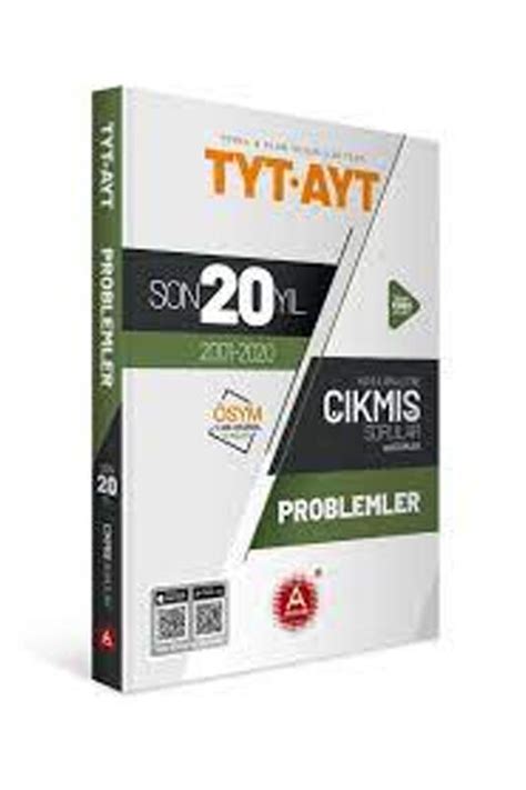 A Yayınları TYT AYT Problemler Son 20 Yıl Konularına Göre Tamamı