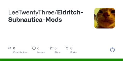 Github Leetwentythreeeldritch Subnautica Mods