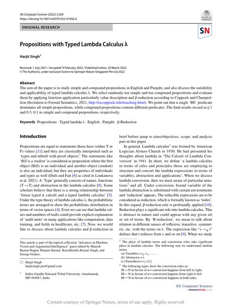 propositions with typed lambda calculus λ