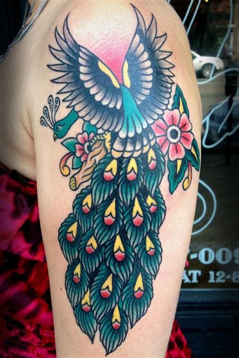 Old School Peacock Tattoos 101 Old School Tattoo Designs For Men
