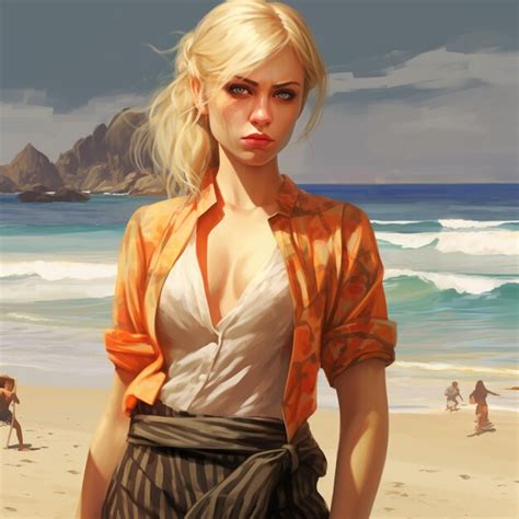 Premium Ai Image Woman Character Vector