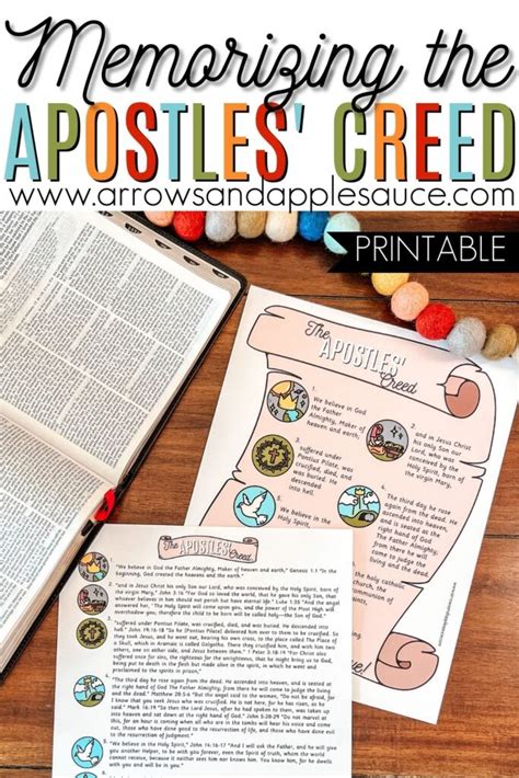 Apostles Creed Free Printable Free Printables