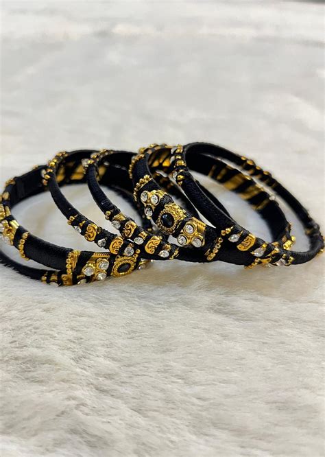 J Thread Bangles Set Memsaab