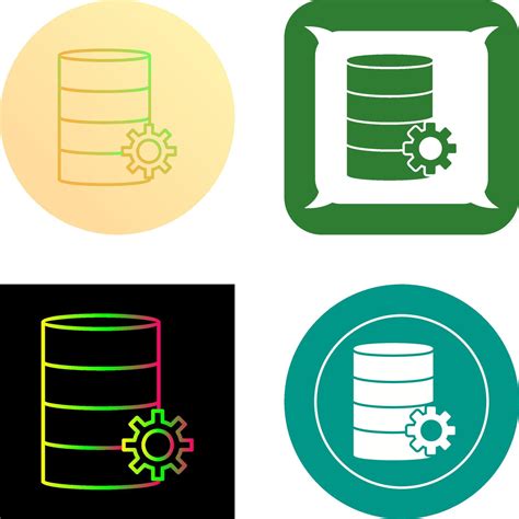 Unique Database Management Icon Design 44023281 Vector Art At Vecteezy
