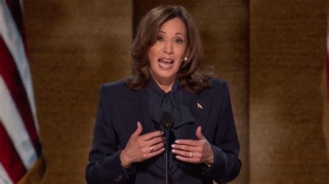 Kamala Harris Formally Accepts Democratic Nomination A President For
