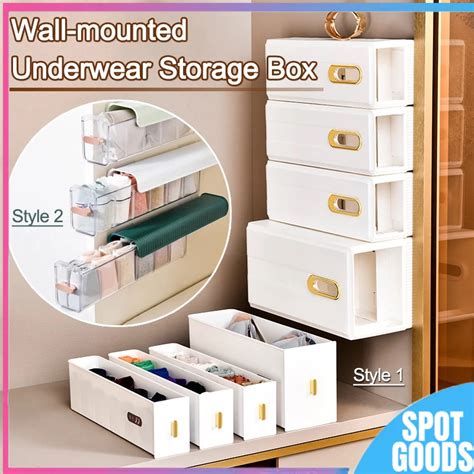 Specool Drawer Style Underwear Storage Box Undergarment Organizer