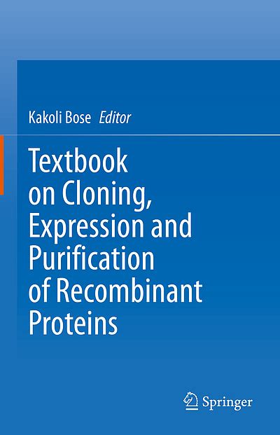Textbook On Cloning Expression And Purification Of Recombinant