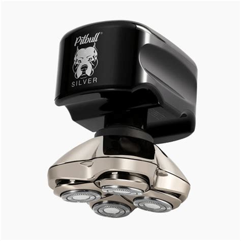 Pitbull Silver PRO Head and Face Shaver (USB Charging Cable)Pitbull Si ...