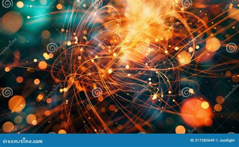 A Mesmerizing Display Of Interconnected Lines And Shapes Encapsulating The Complex Interactions