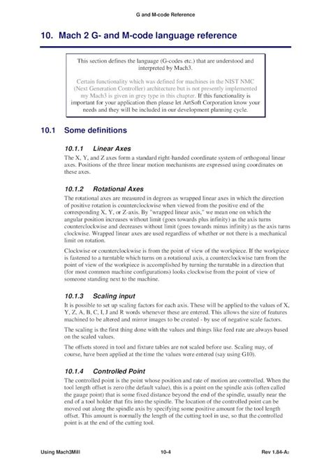 Pdf Mach3 G Code Language Reference Pdfslidenet