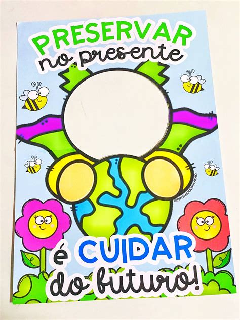 Moldura Meio Ambiente Pensando Educação Por Leticia