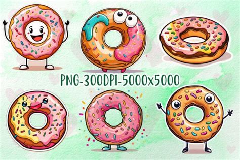 Dancing Donut Graphic By Sr Design · Creative Fabrica