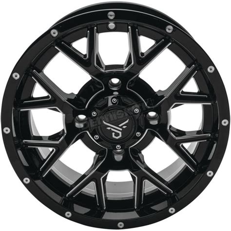 Quadboss Blackmilled Barbwire 15x7 Wheel Rt Gw081157156mbia Dennis