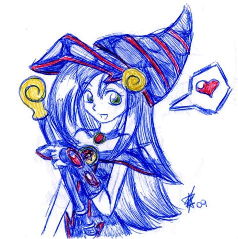 Yu Gi Oh Dark Magician Girl By Angymoo On Deviantart
