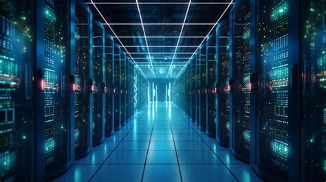 premium ai image server racks in computer network security server