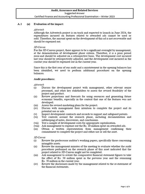 Cfap 6 Winter 2023 Pdf