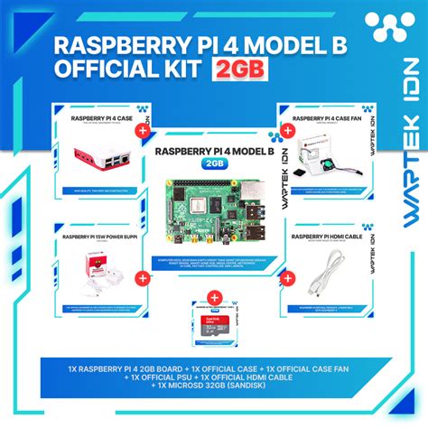 Jual Raspberry Pi 4 Model B Ram 2gb Official Kit Shopee Indonesia