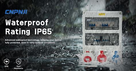 Waterproof Rating Ip65 Of Socket Boxes Pinji Electronic Technology Co Ltd
