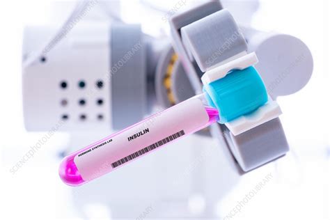 Test Tube Of Insulin Conceptual Image Stock Image F036 7350 Science Photo Library