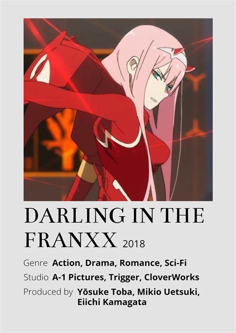Darling In The Franxx Minimalist Poster Artofit