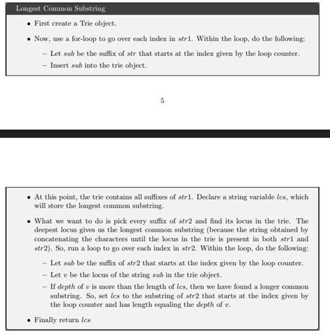 Solved Finding The Locus A Set A TrieNode Temporary Chegg
