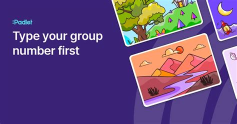 type your group number first