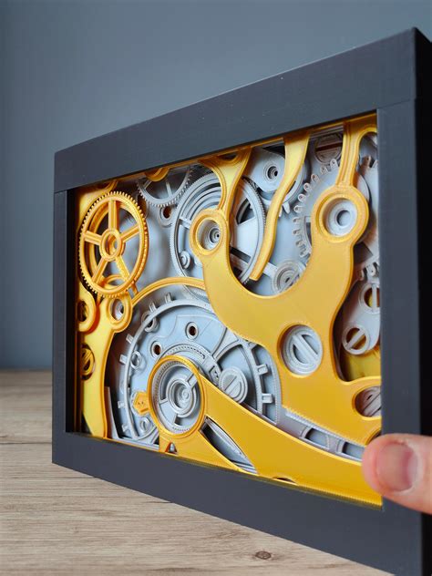Clockwork Shadow Box 3d Model By Thecraftymaker On Thangs