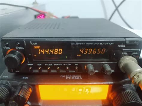 Rádio Icom Dual Banda Ic 2410h MercadoLivre