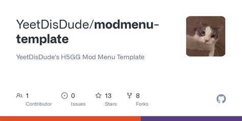 Github Yeetdisdude Modmenu Template Yeetdisdude S H Gg Mod Menu Template