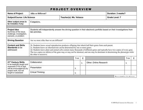 Project Planning Forms Ppt
