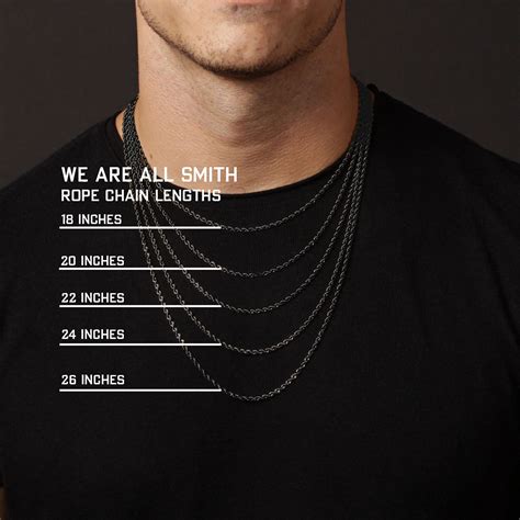 Necklace Size Chart For Men Women Complete Guide