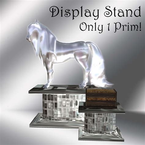 Second Life Marketplace Glass Display Stand Only 1 Prim