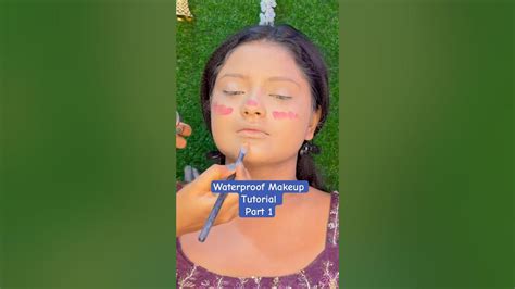 Waterproof Bridal Makeup Tutorial Part 1 Shorts Waterproofmakeup