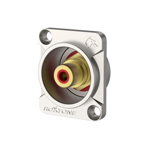 Roxtone Single Rca Female Chassis Mount Metal Body Lifestyle