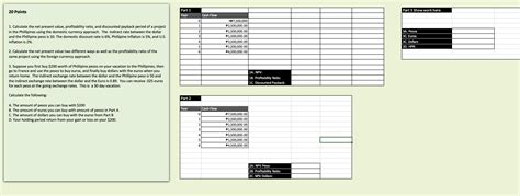 Solved Calculate The Net Present Value Profitability Chegg