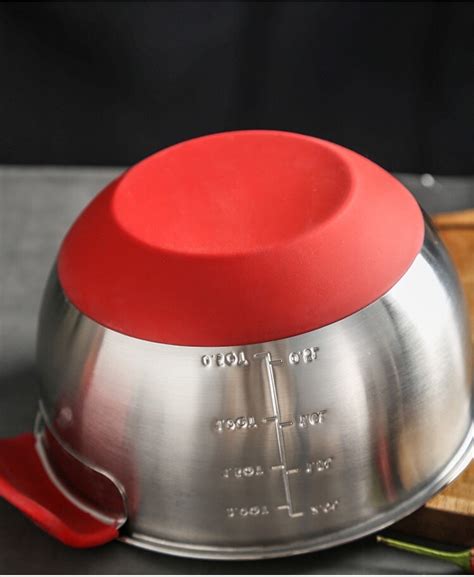 Смешивание кухонные чаши из нержавеющей стали Нескользящие DIY торт ...