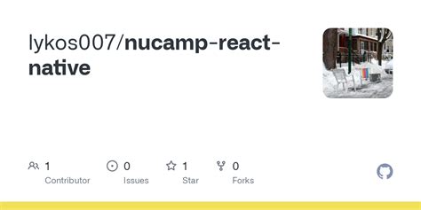 Github Lykos Nucamp React Native