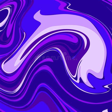 Purple Color Psychedelic Fluid Art Abstract Background Concept Design