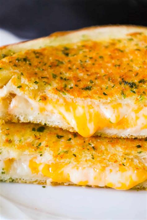 Garlic Bread Grilled Cheese This Is Not Diet Food